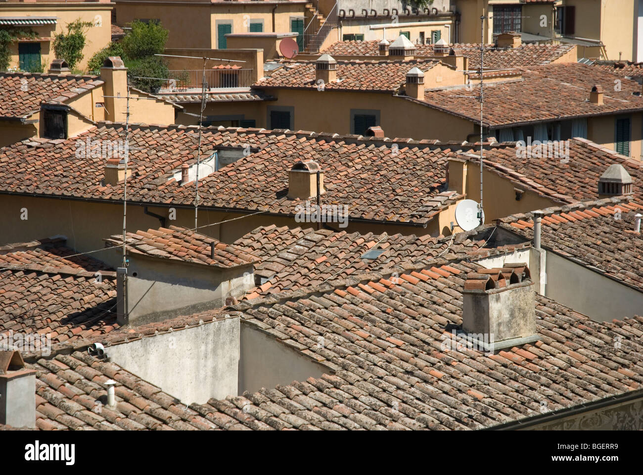 Ceramic tile rooftops hi-res stock photography and images - Alamy