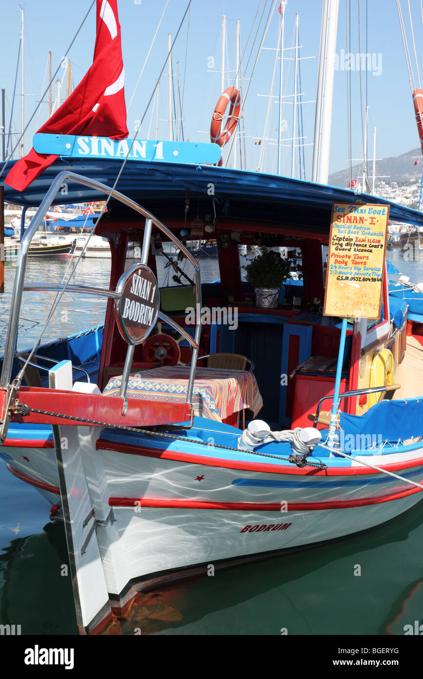 Blue turkey fishing boat hi-res stock photography and images - Alamy