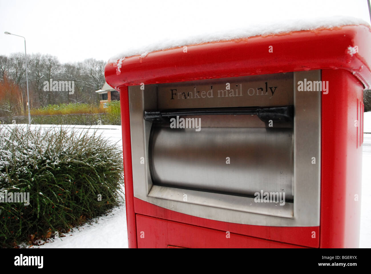 Royal Mail Post Box(franked mail only Stock Photo - Alamy
