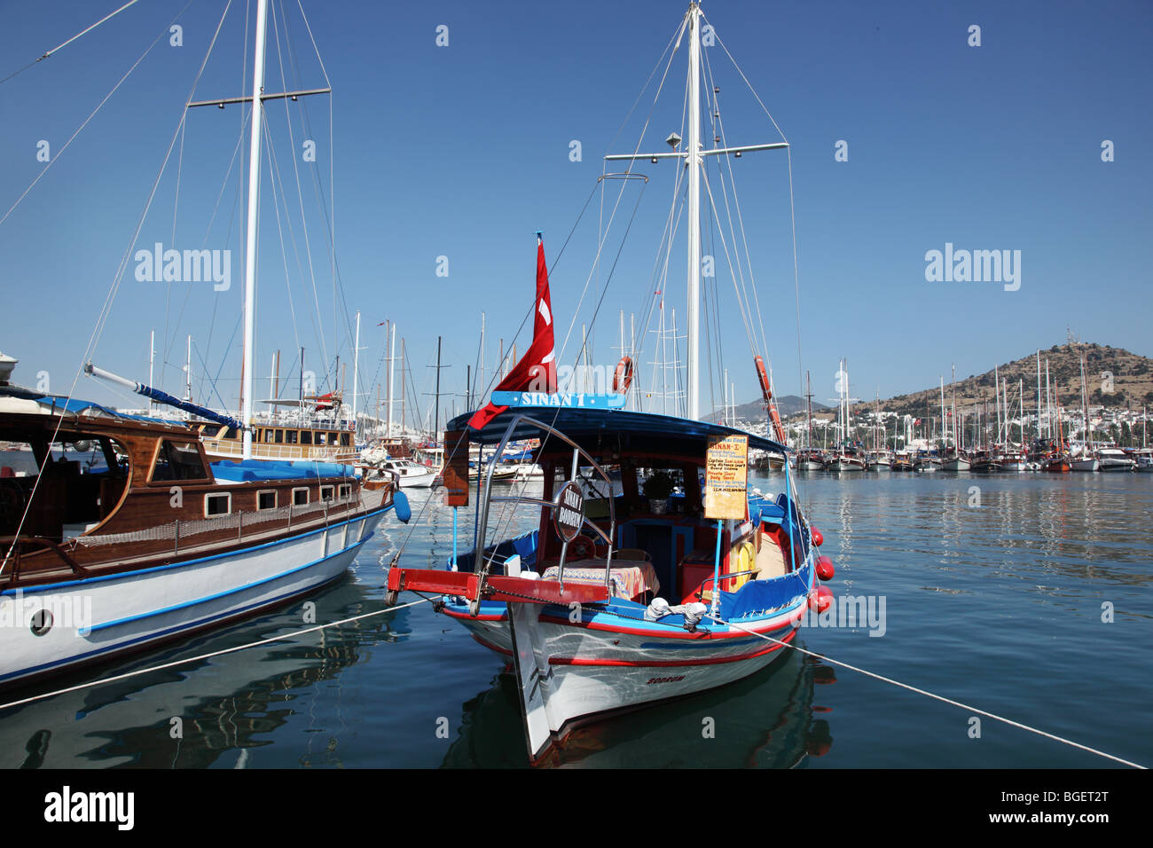 Blue turkey fishing boat hi-res stock photography and images - Alamy