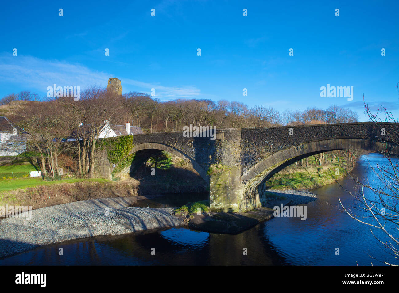 Old Road Bridge over River Stinchar, Ballantrae, South Ayrshire ...