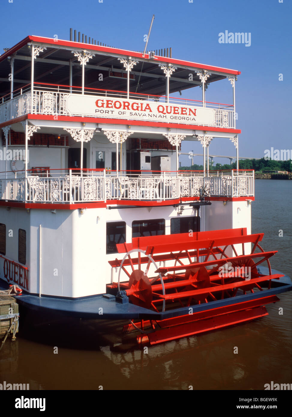 USA Georgia Savannah sternwheeler Stock Photo - Alamy