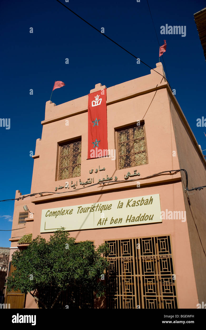 Entrance to Ait Benhaddou in the Zat Valley Atlas Mountains, Morocco ...