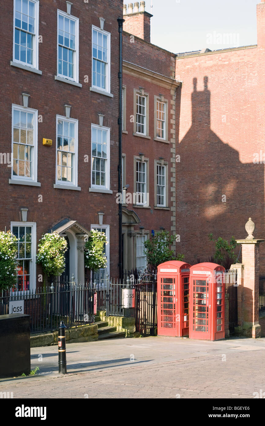 Red telephone boxes Stock Photo - Alamy