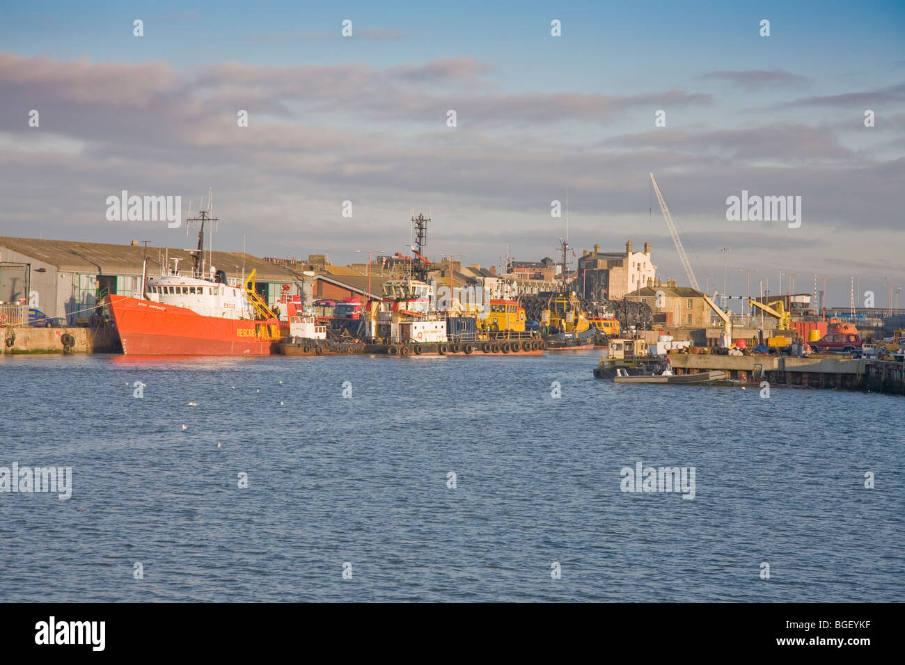 Lowestoft harbour moorings hi-res stock photography and images - Alamy