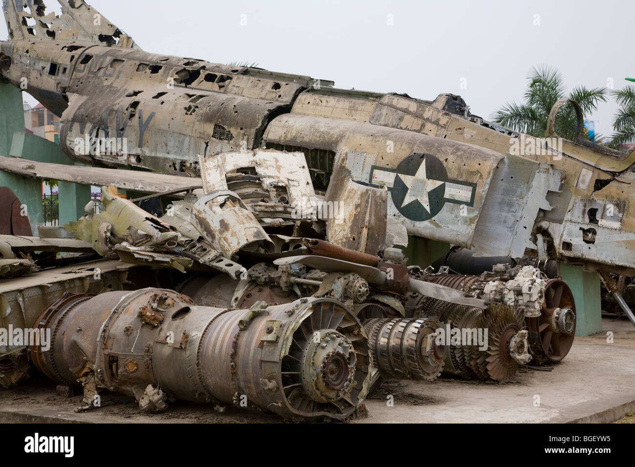 Vietnam war wreckage hanoi hi-res stock photography and images - Alamy