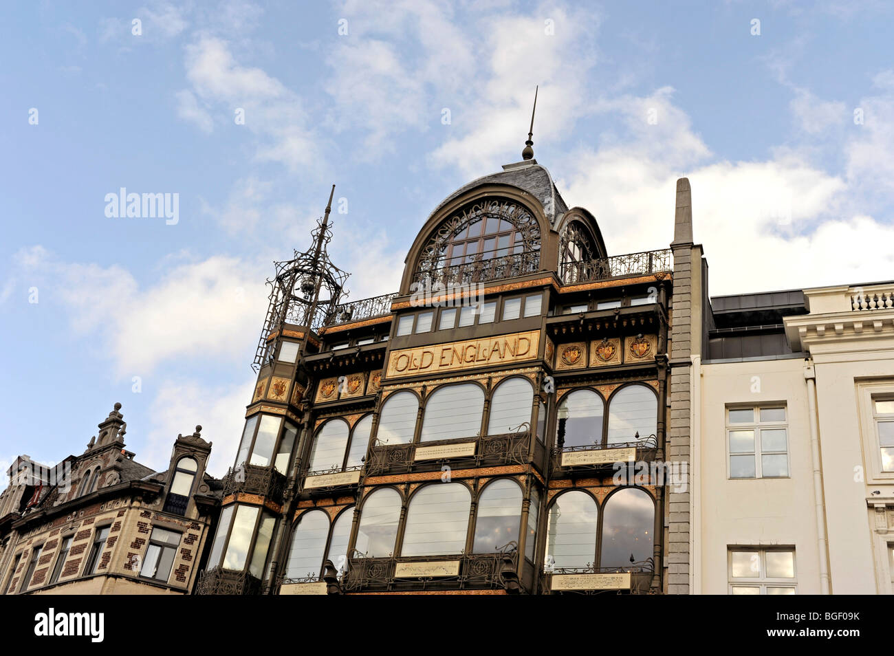 Old England facade, entrance of the MIM, Musical instrument museum ...