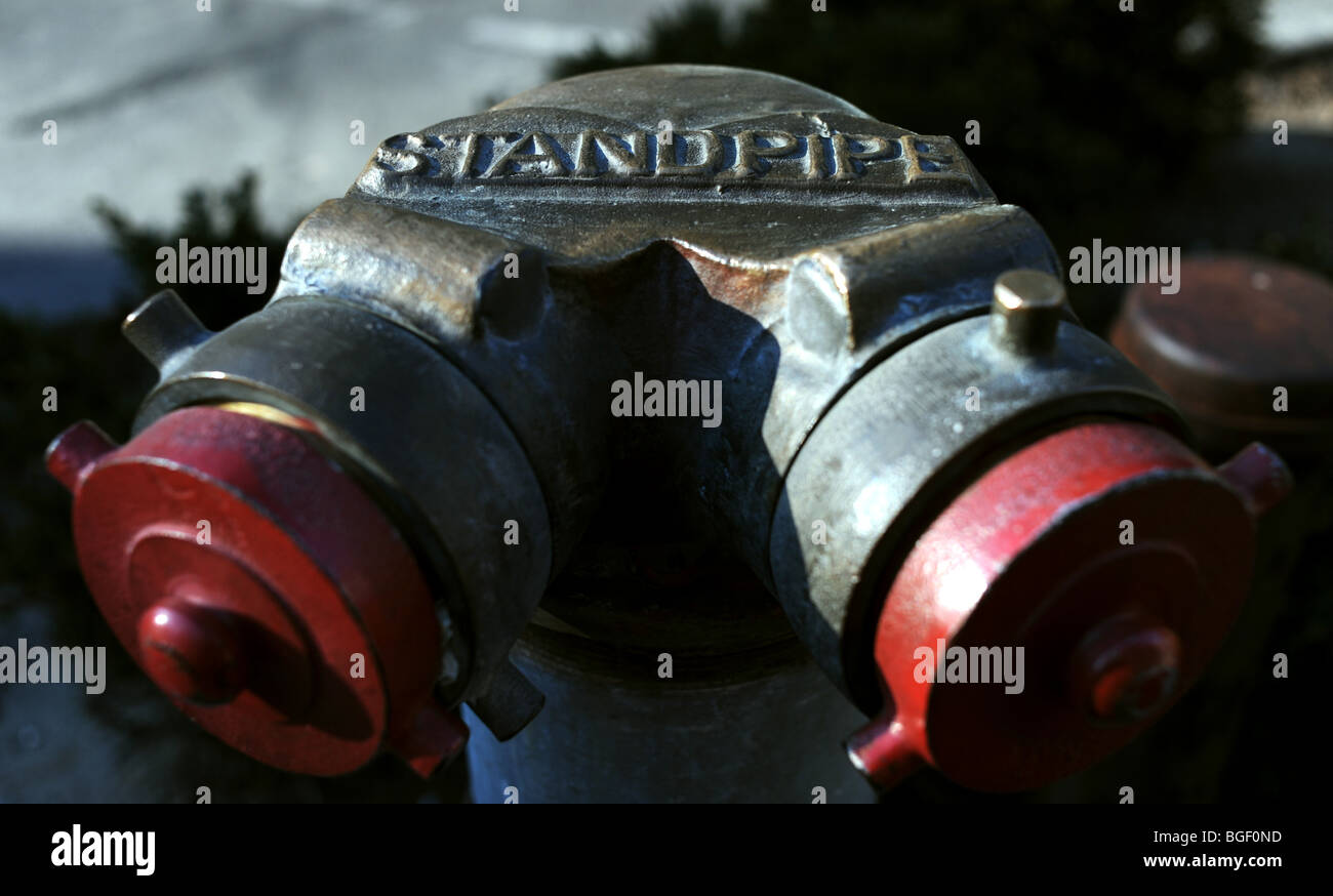 Street standpipe in Manhattan New York USA - photo by Simon Dack Stock ...