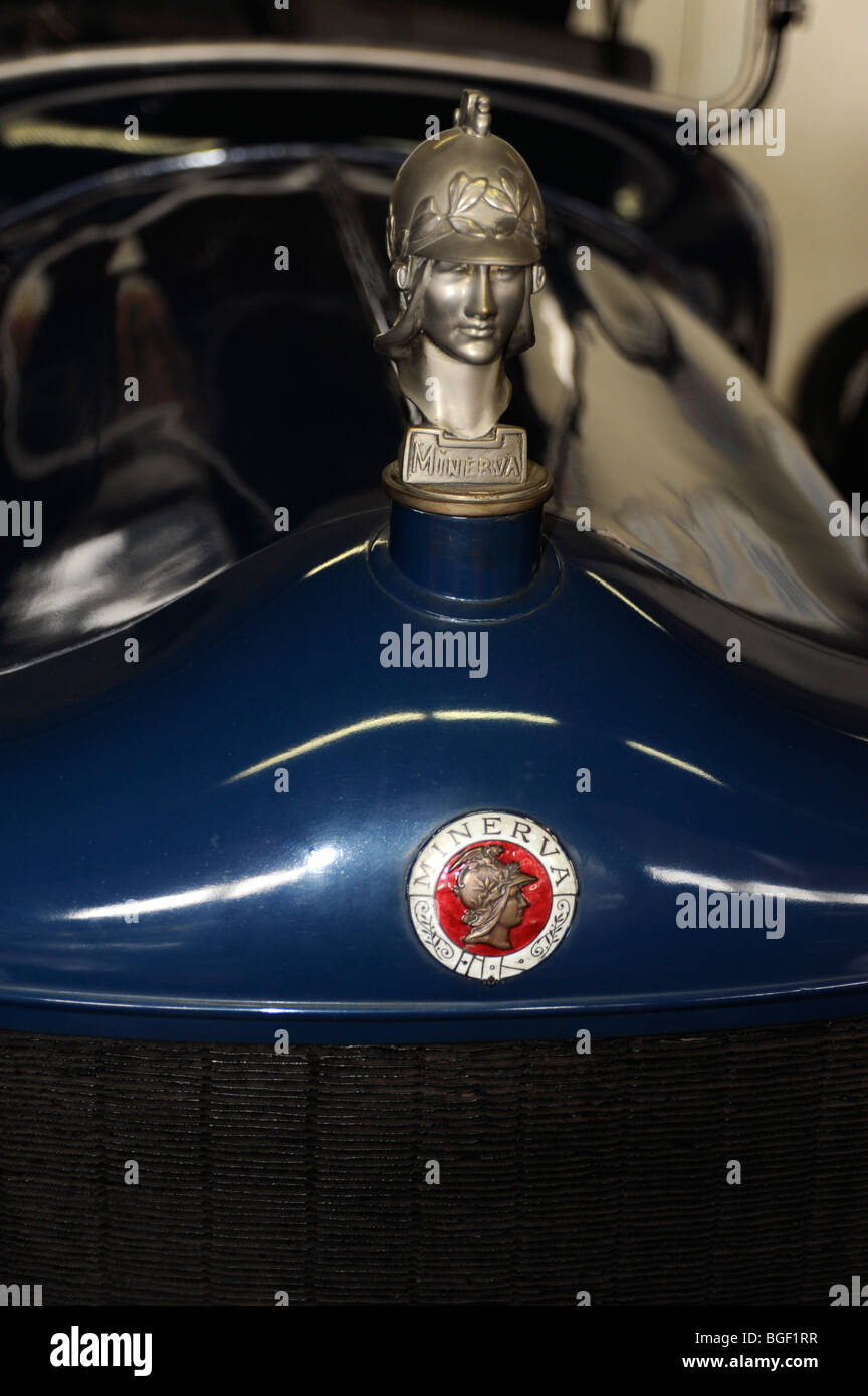 Radiator head, Minerva, Belgian product,Autoworld museum, Park of ...