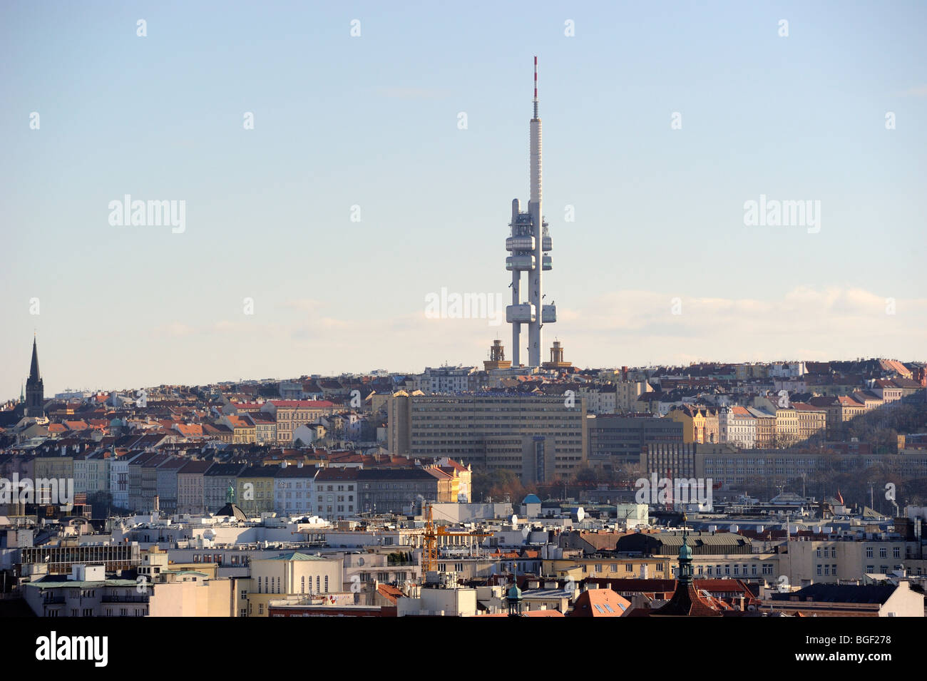 Zizkov tv tower observatory hi-res stock photography and images - Alamy