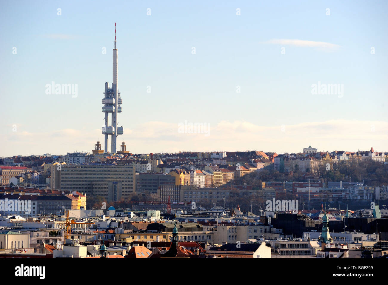 Zizkov tower Prague Czech Republic Stock Photo - Alamy