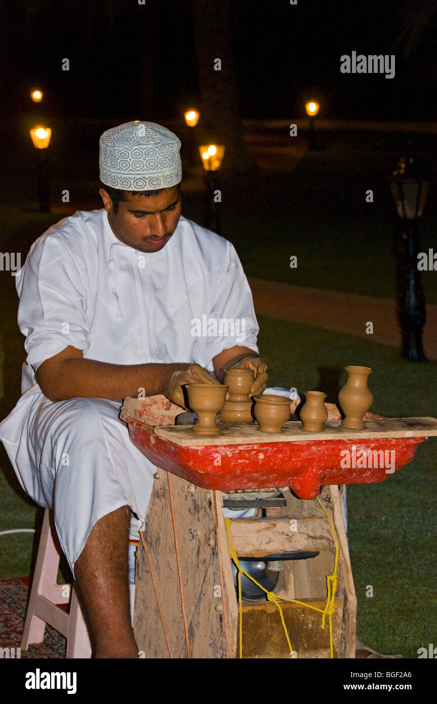 Man Making traditional Oman pottery Muscat Stock Photo - Alamy