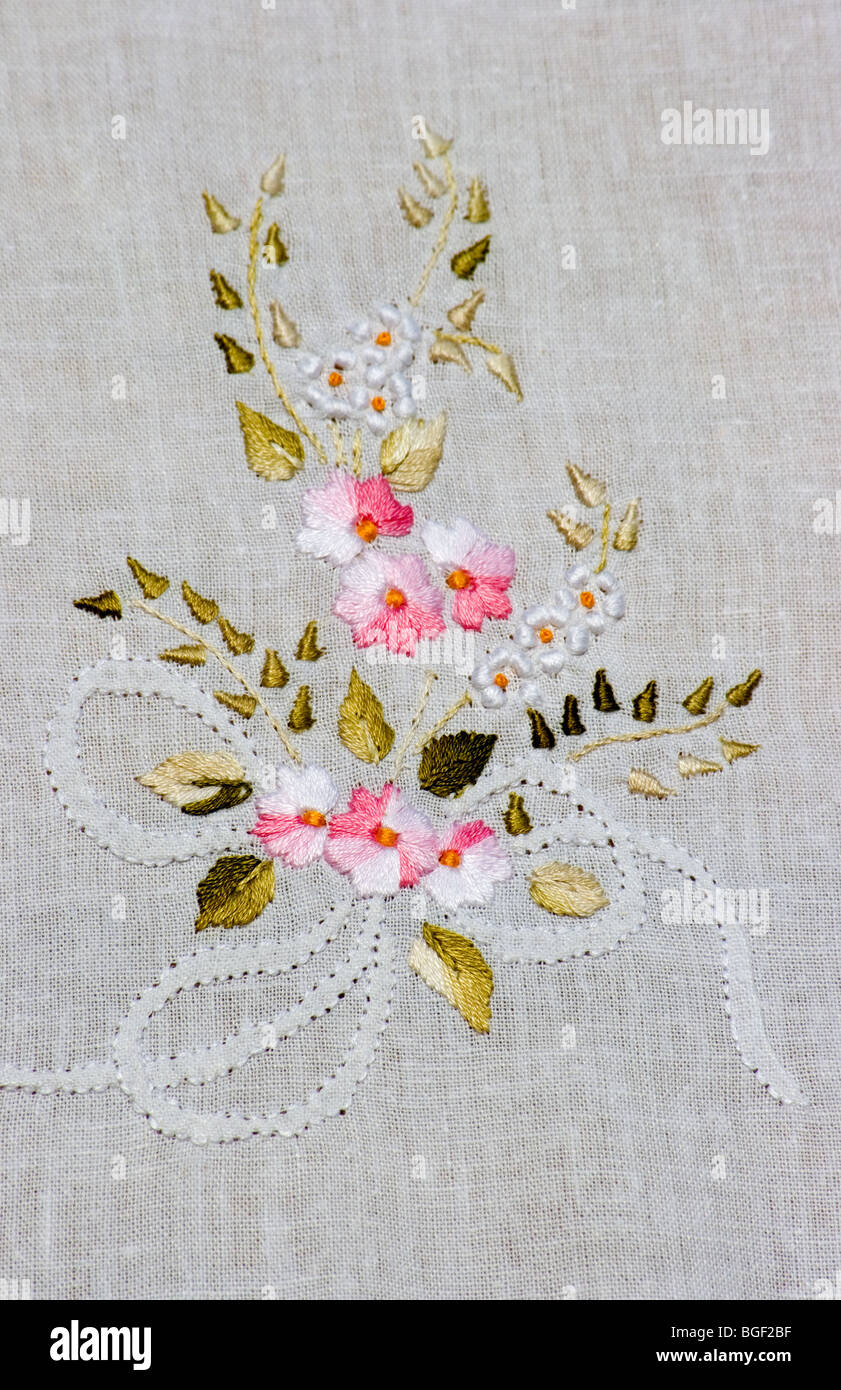 Fine cotton embroidered hi-res stock photography and images - Alamy