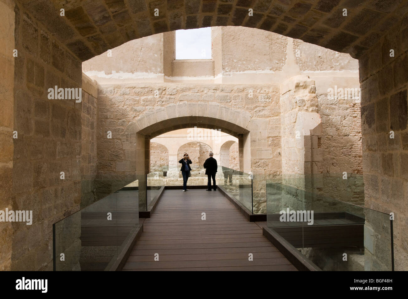 The Castle of Zamora Stock Photo - Alamy