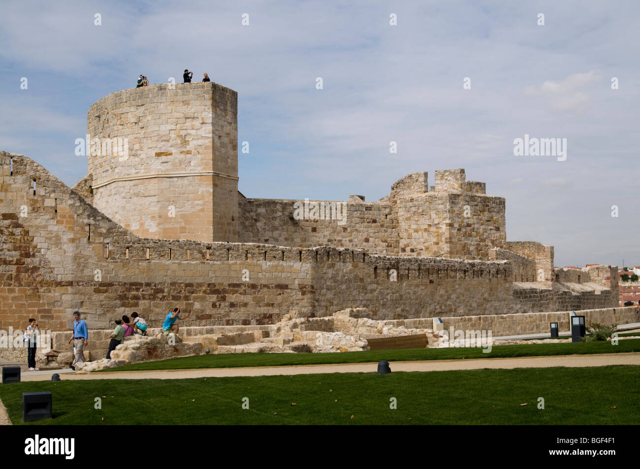 View of the Zamora Castle Stock Photo - Alamy
