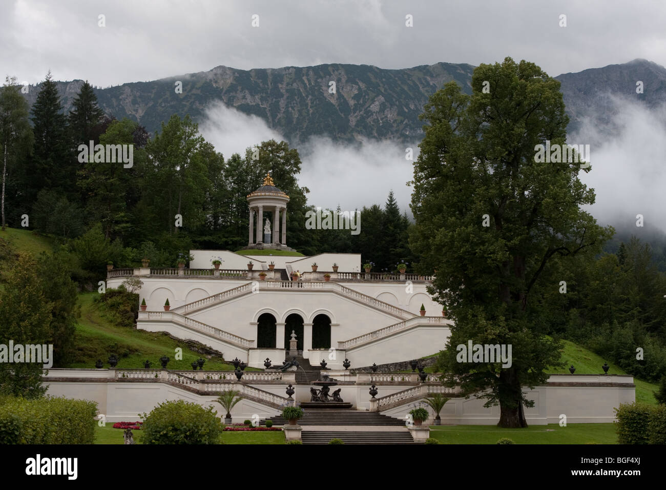 Linderhof Palace (German: Schloss Linderhof) is in Germany, in ...