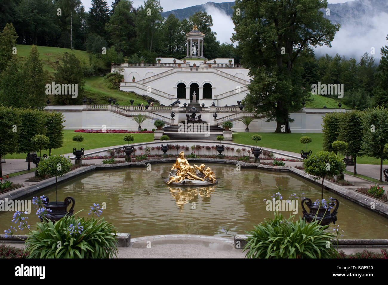 Linderhof Palace (German: Schloss Linderhof) is in Germany, in ...