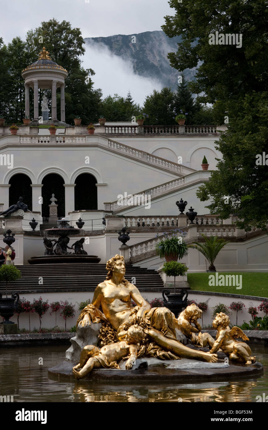 Linderhof Palace (German: Schloss Linderhof) is in Germany, in ...