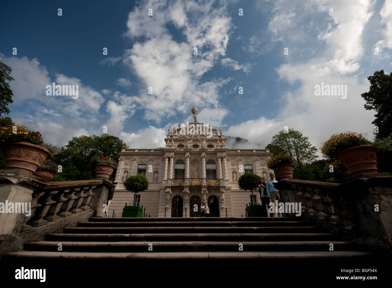 Linderhof Palace (German: Schloss Linderhof) is in Germany, in ...