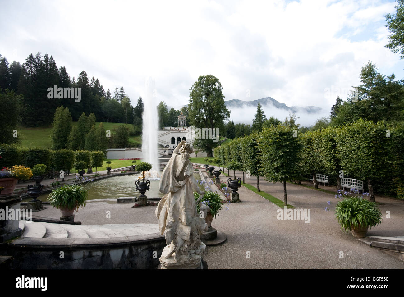 Linderhof Palace (German: Schloss Linderhof) is in Germany, in ...