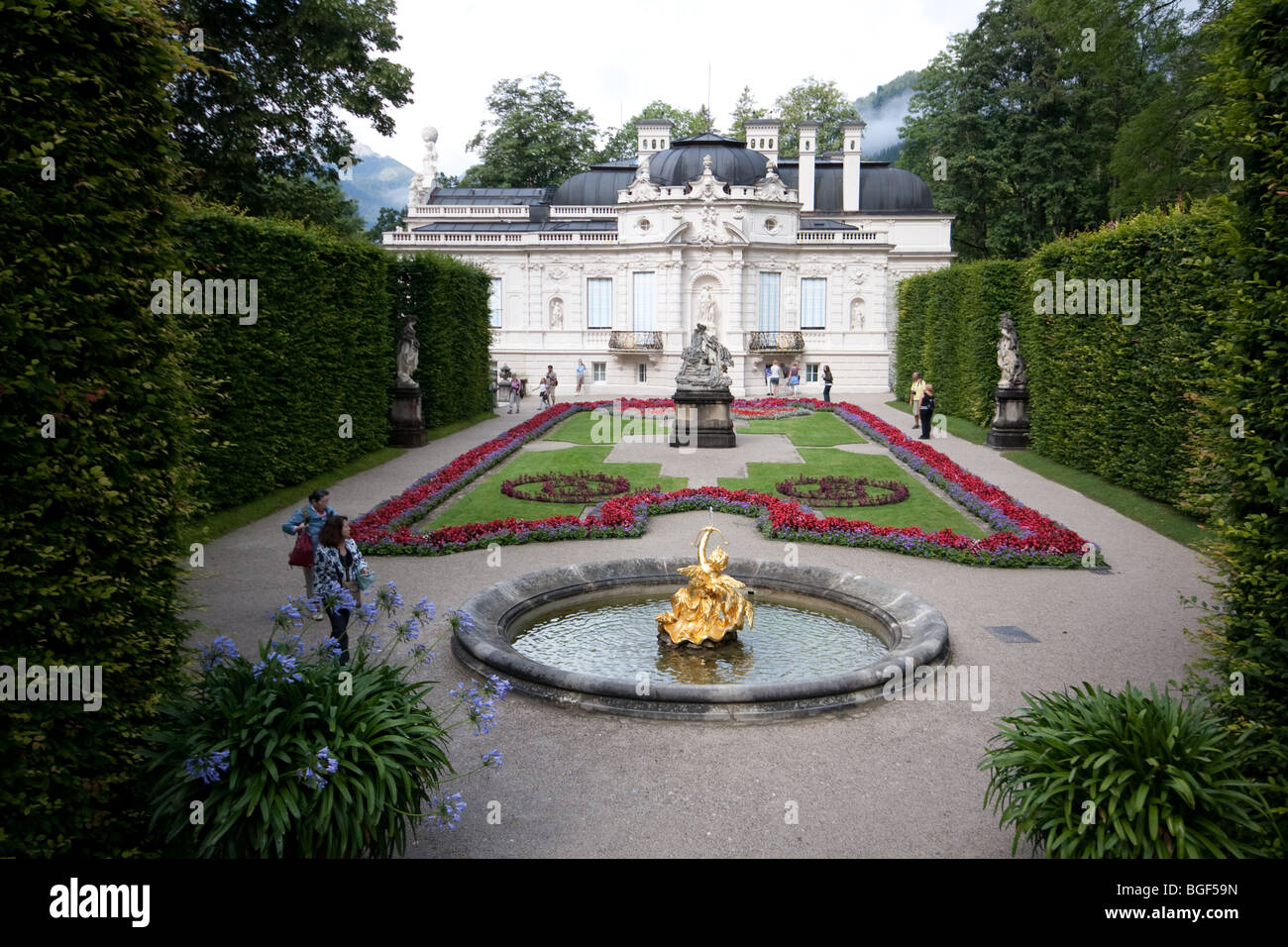 Linderhof Palace (German: Schloss Linderhof) is in Germany, in ...