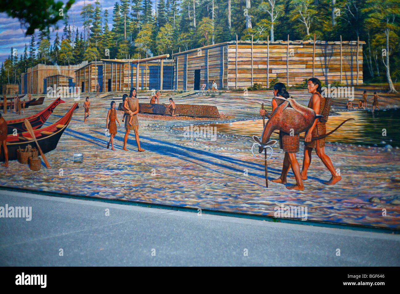 Native art mural hi-res stock photography and images - Alamy