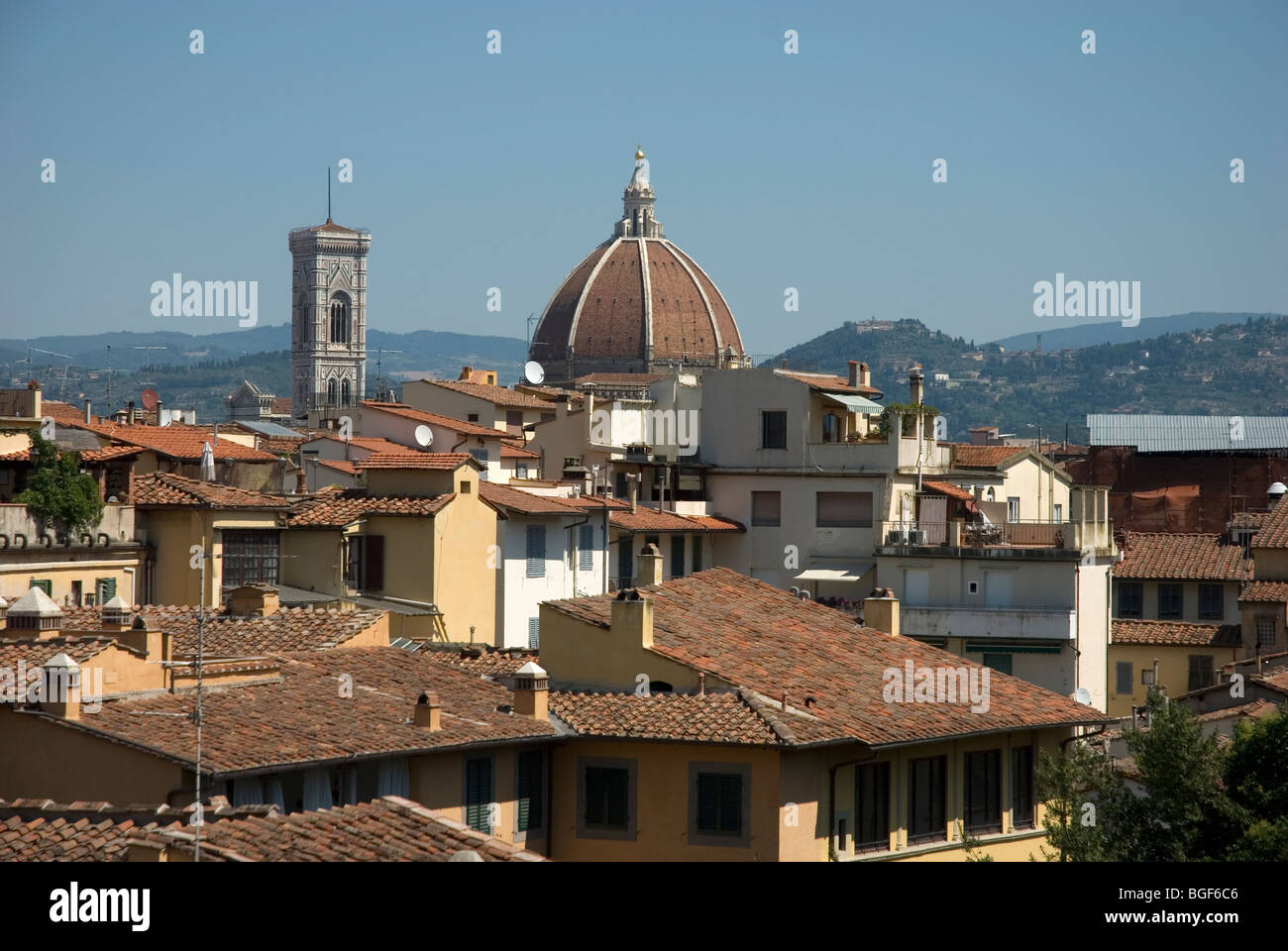 Florence skyline with Duomo cupola Stock Photo - Alamy