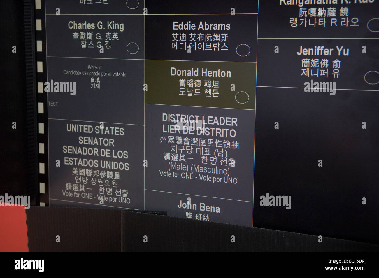 Dominion Voting demonstrates the ImageCast BMD, an electronic ballot ...