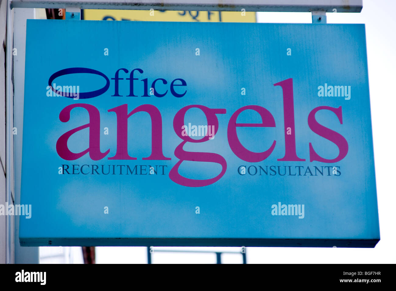 Office Angels Sign Stock Photo - Alamy