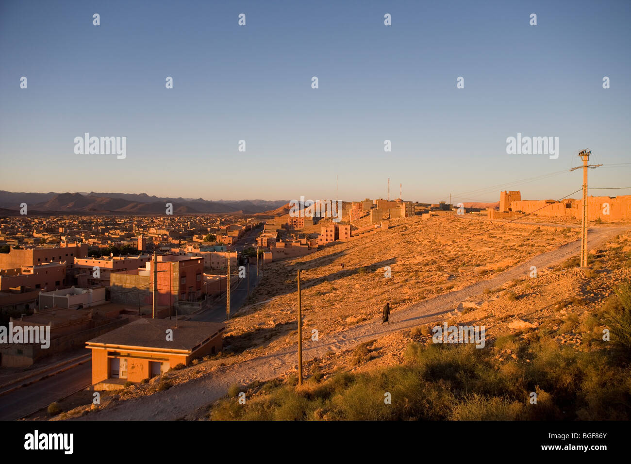French Foreign Legion fort and Tinerhir a small town between the High ...
