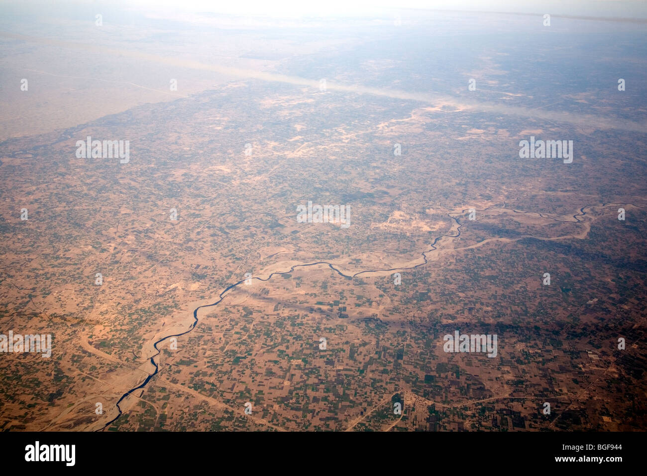 Aerial View flying over Pakistan Stock Photo - Alamy