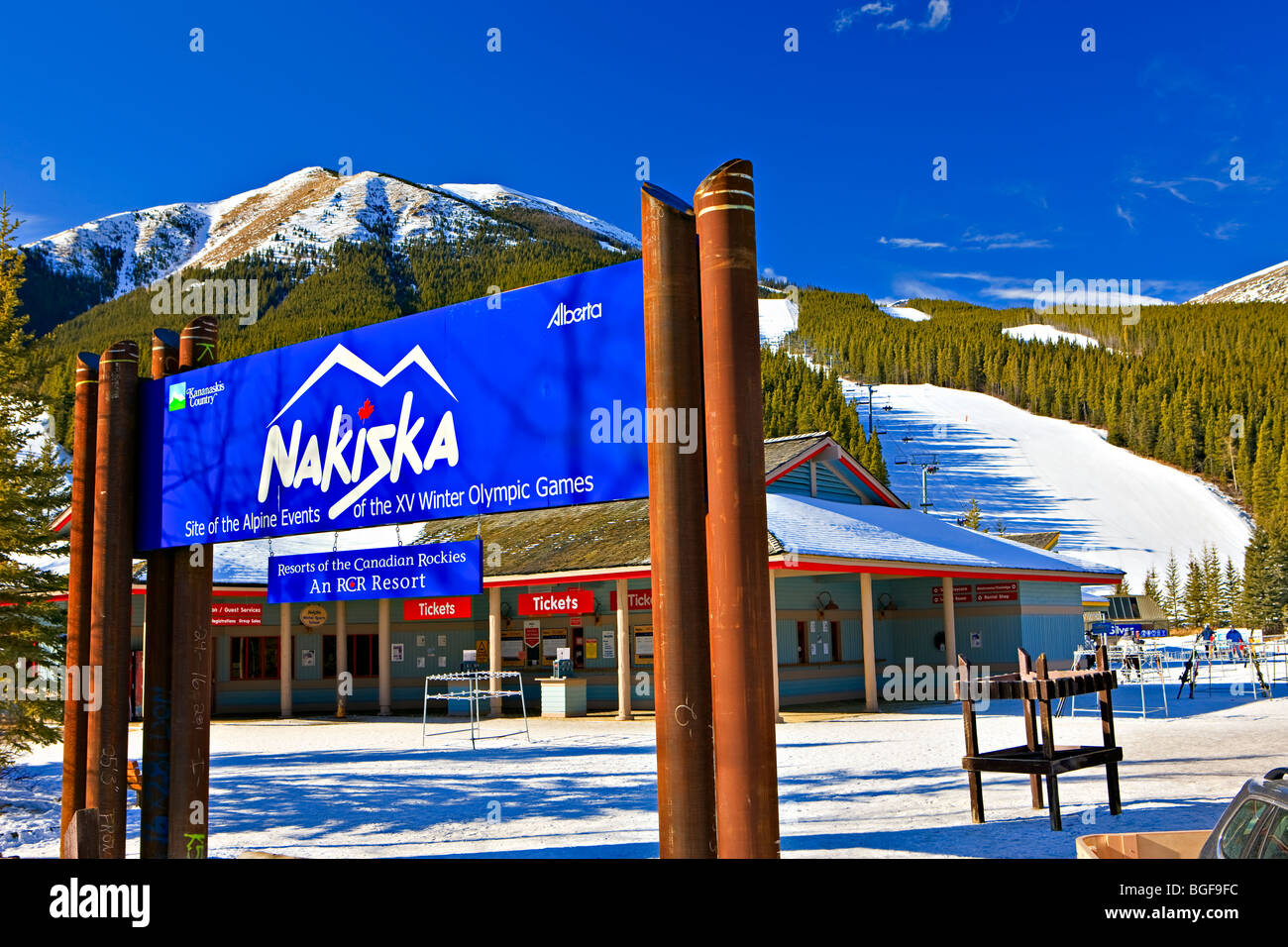 Nakiska ski resort hi-res stock photography and images - Alamy