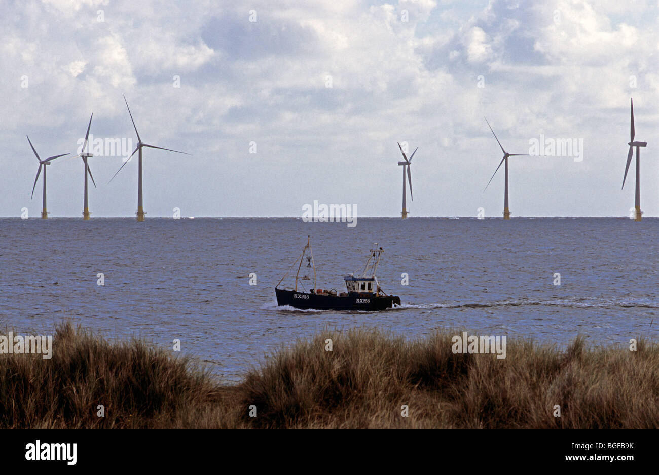 Offshore wind farm, owned and operated by the German utility company E ...