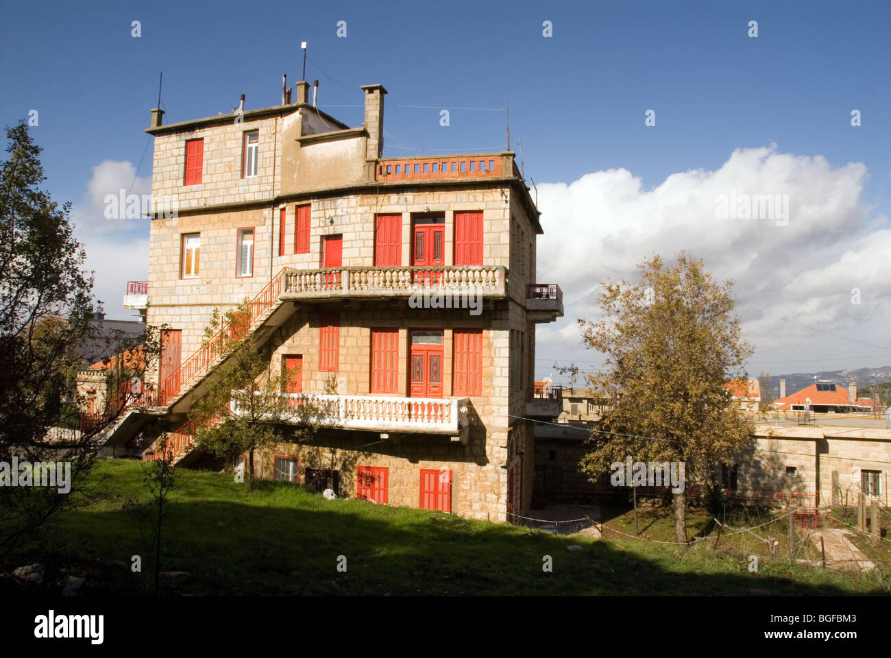 village house Lebanon Stock Photo - Alamy