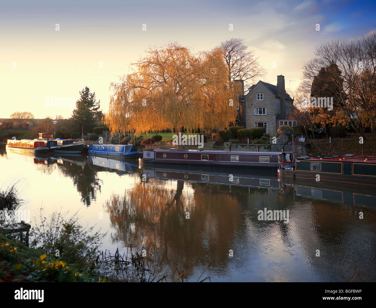 the river avon bidford on avon warwickshire the midlands england uk ...