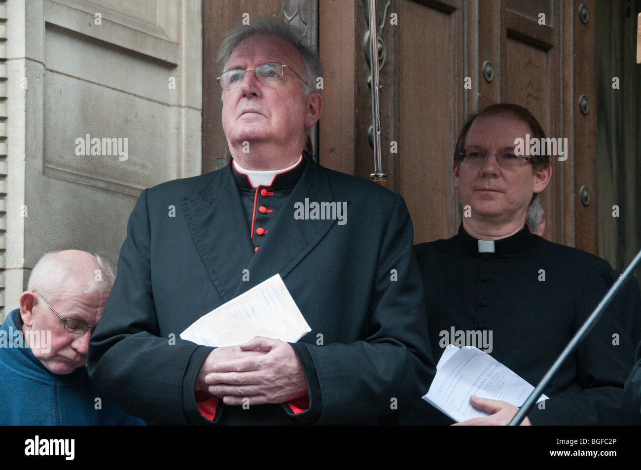 Good Friday 'Crucifixion on Victoria Street', Westminster. Cardinal ...