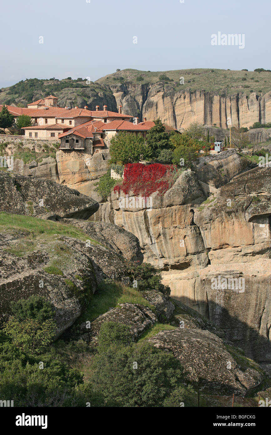Agia Triada Holy Trinity Meteora Greece Stock Photo - Alamy