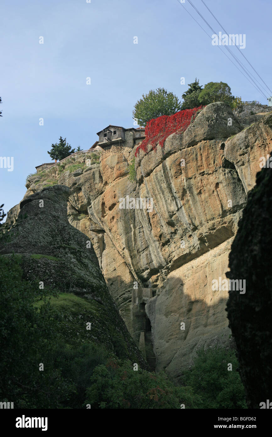 Basket winding station for Agia Triada Holy Trinity Meteora Greece ...