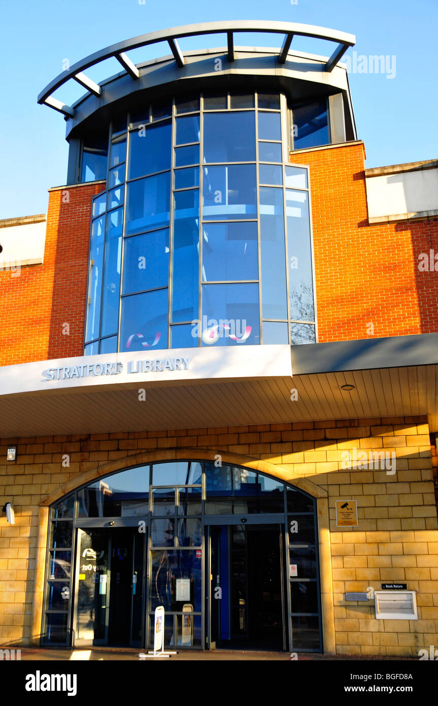 Stratford Library, London, England, UK Stock Photo - Alamy