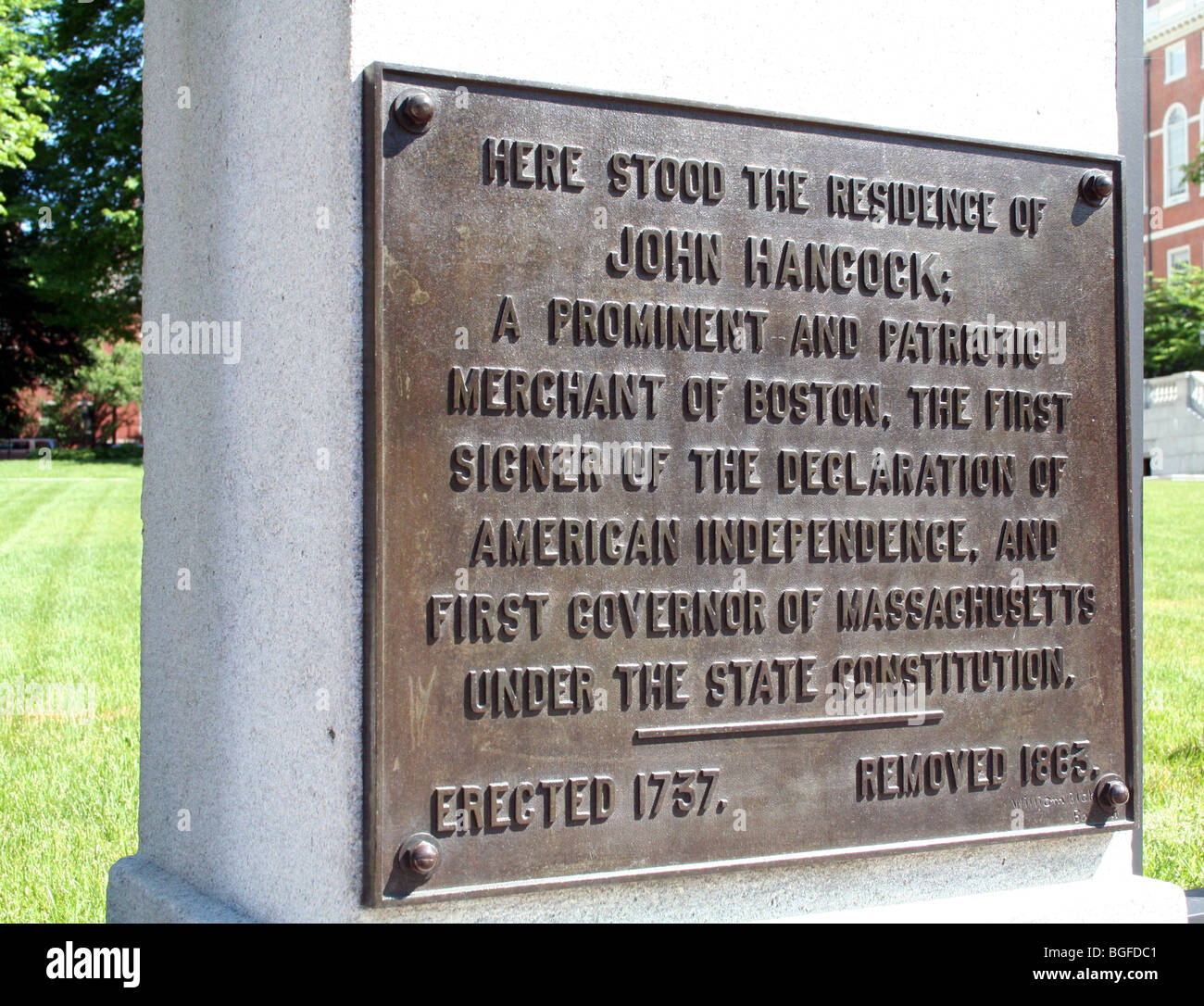 John hancock signature hi-res stock photography and images - Alamy