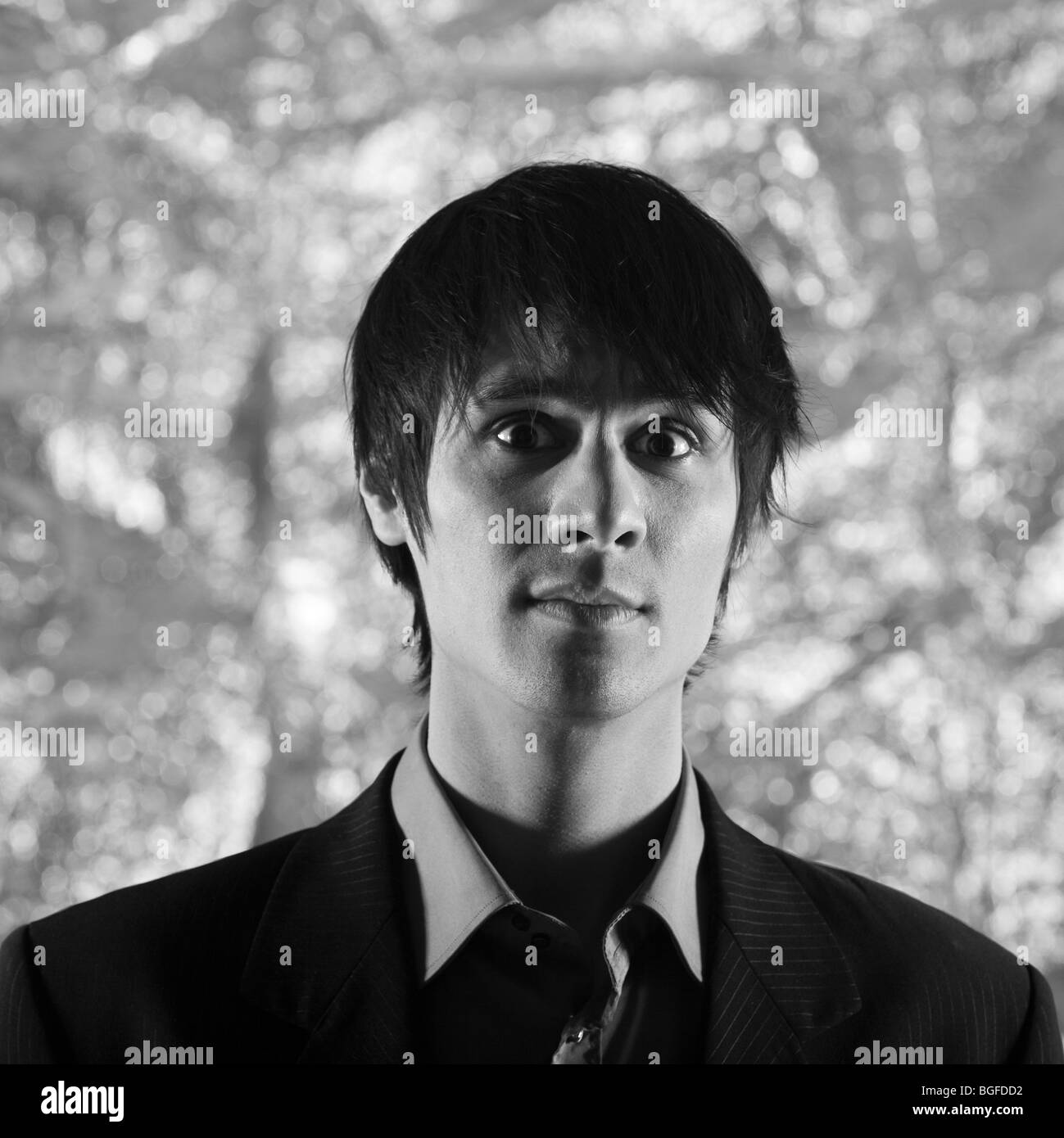 Confused man face Black and White Stock Photos & Images - Alamy