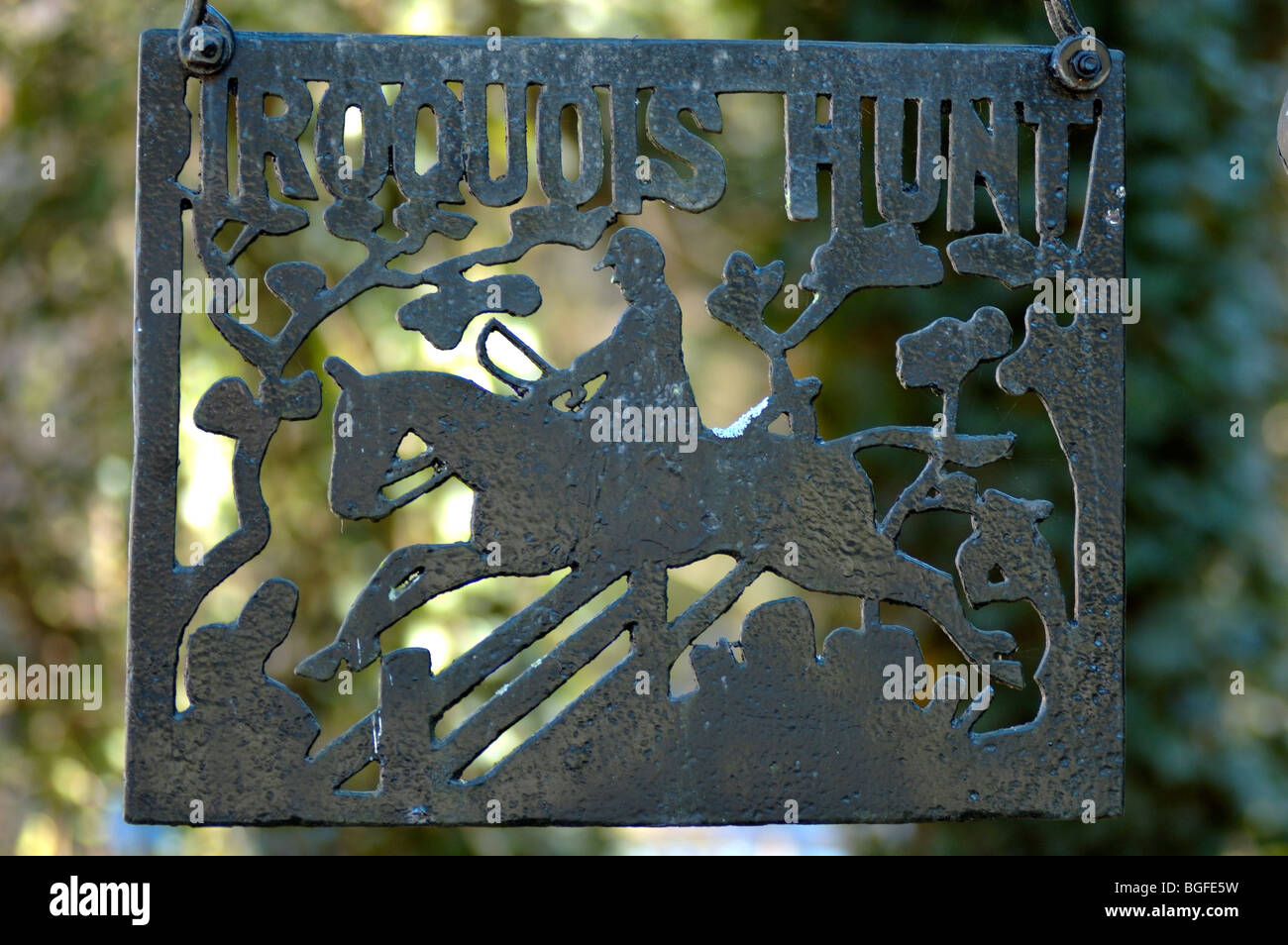 Sign at the Grimes Mill Club House at the Annual Blessing of the Hounds ...