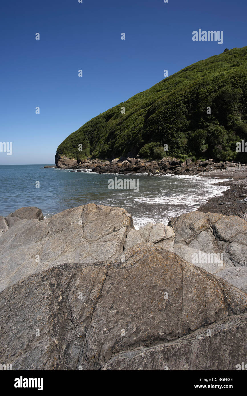 lee abbey cove lynton devon Stock Photo - Alamy