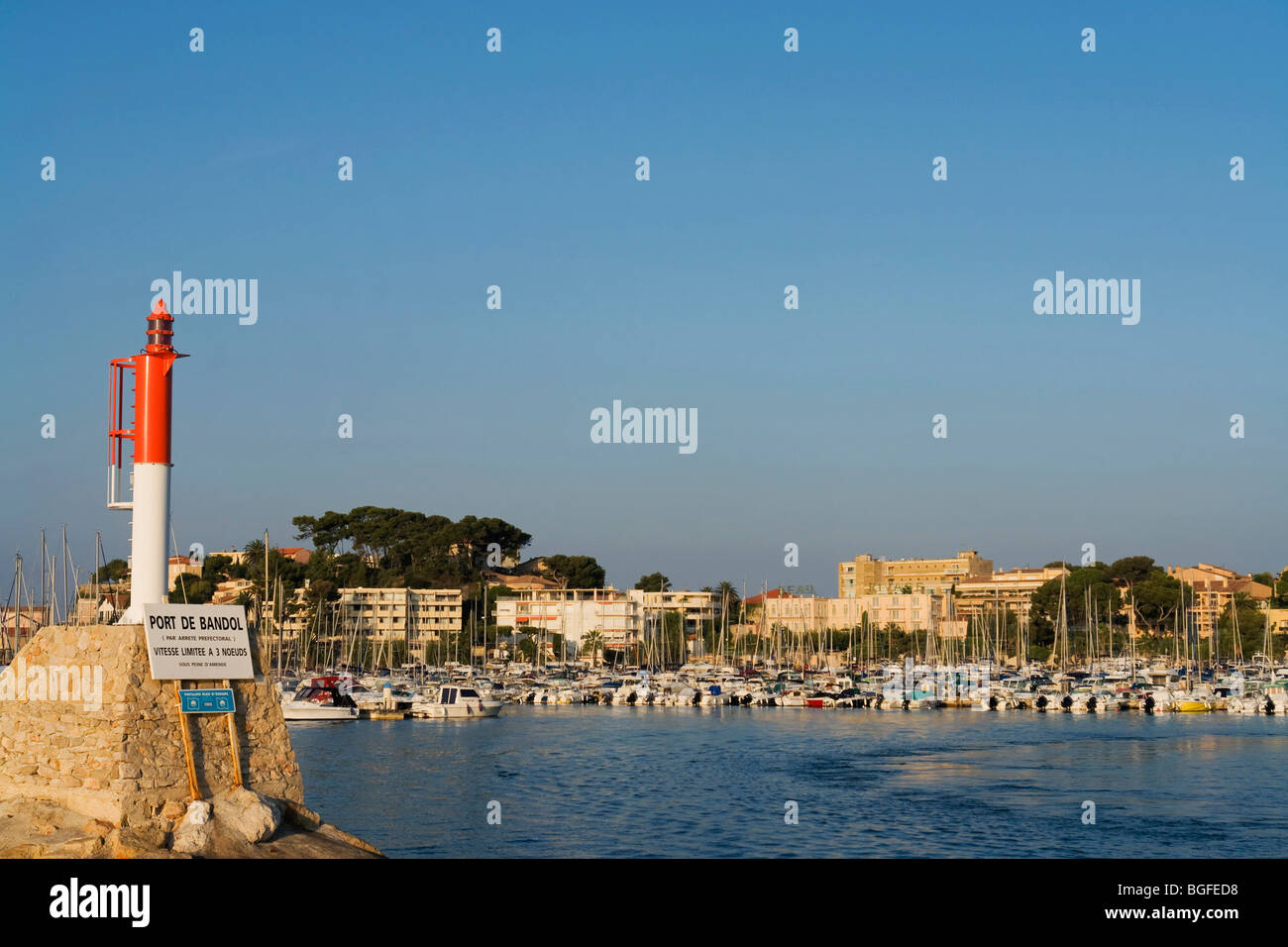 Port of Bandol French Riviera Stock Photo - Alamy