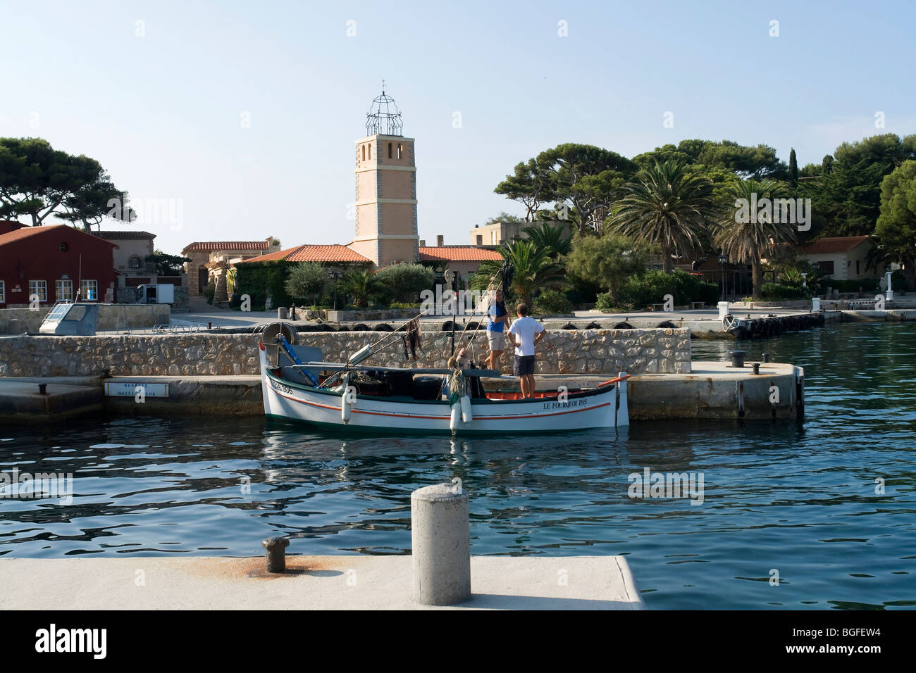 Bendor Island near Bandol Stock Photo - Alamy