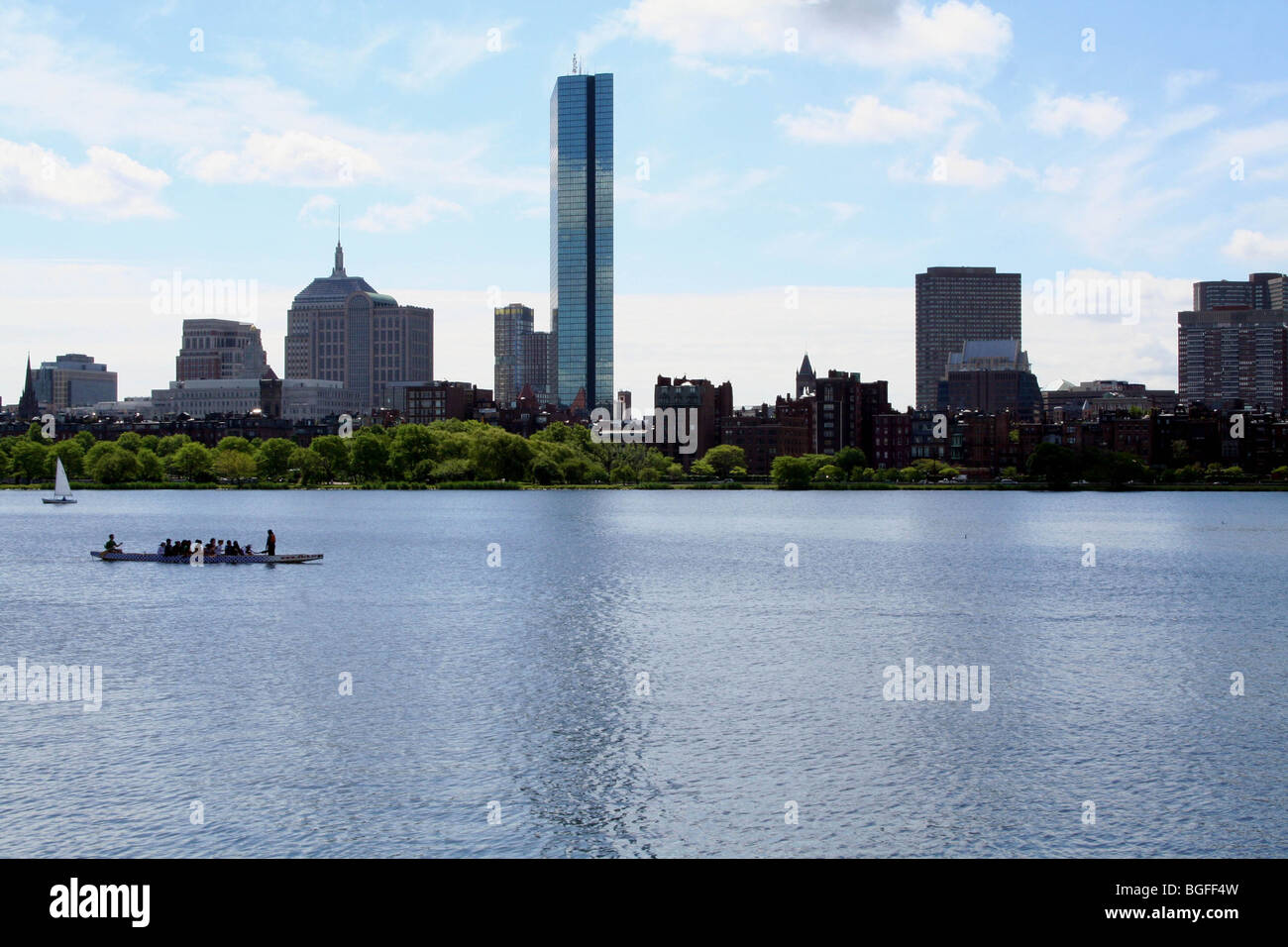 Boston waterfront Charles river Massachusetts USA Stock Photo - Alamy