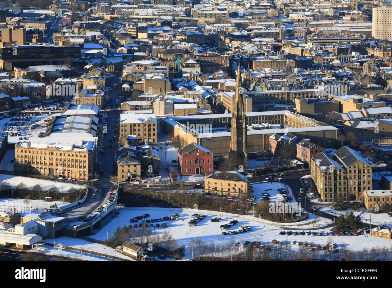Halifax from Beacon Hill, West Yorkshire, England, UK Stock Photo - Alamy