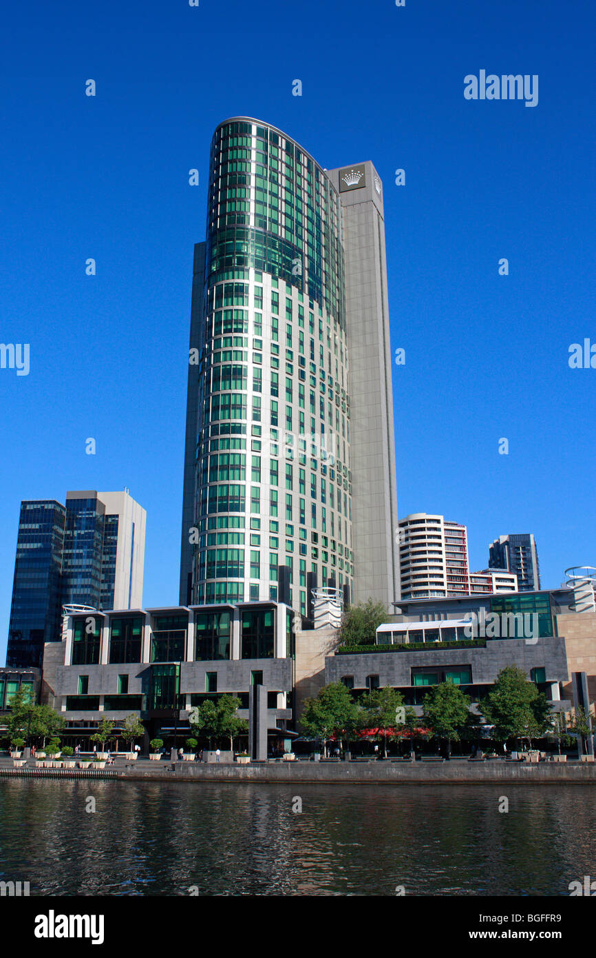 Crown Towers Casino and Entertainment Building "South Bank" River Yarra ...
