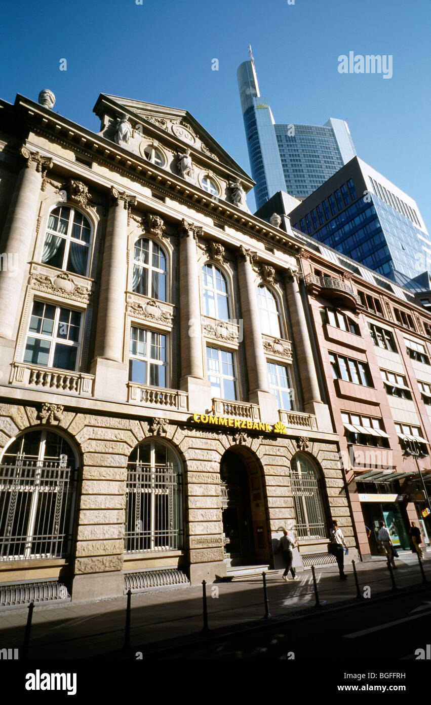 Old building of the headquarters of commerzbank hi-res stock ...
