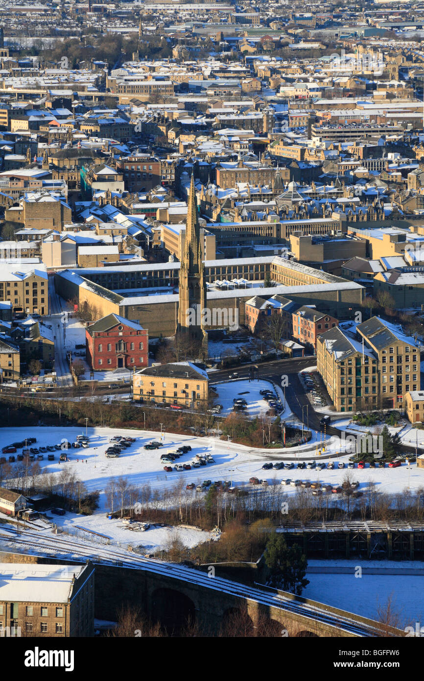 Halifax from Beacon Hill, West Yorkshire, England, UK Stock Photo - Alamy